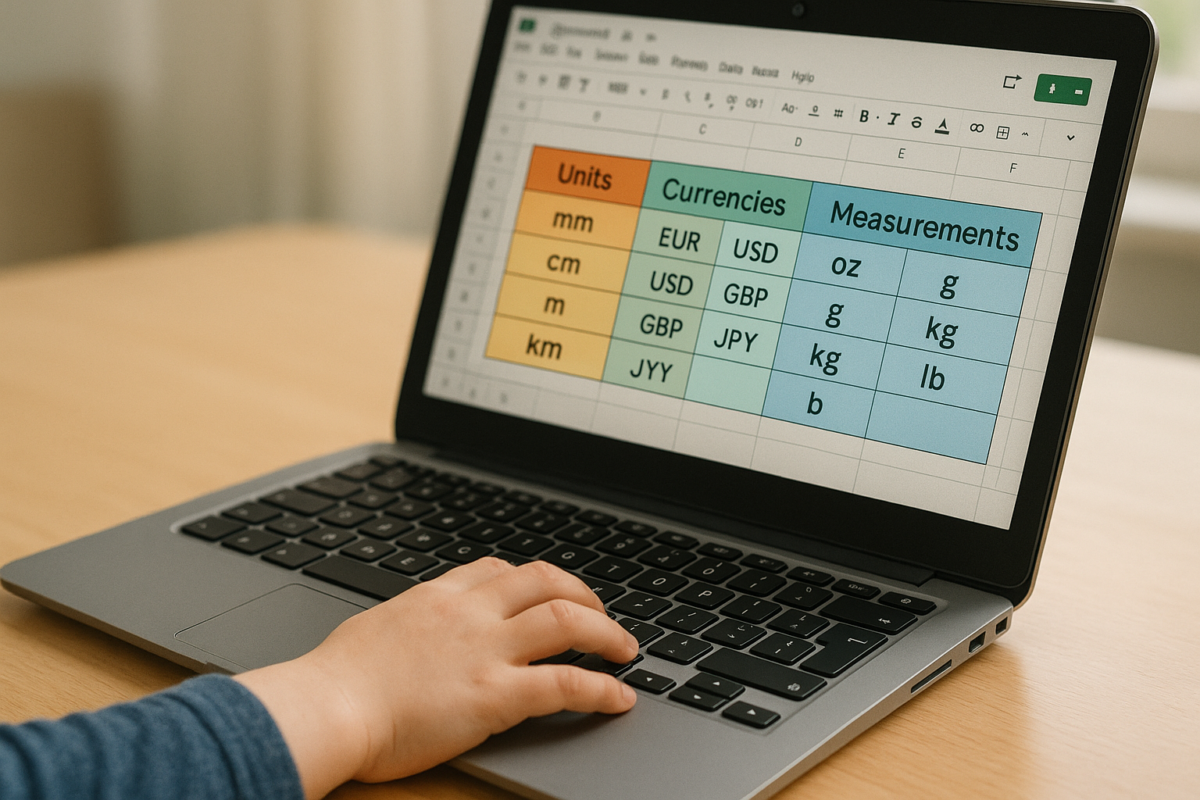 Tableau de conversion : guide complet et pratique 2025